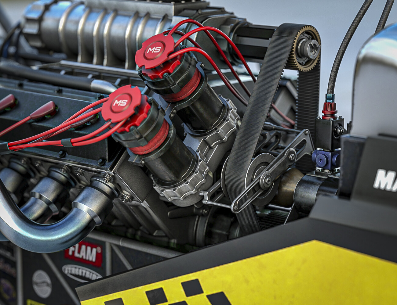 ArtStation - Top Fuel Dragster