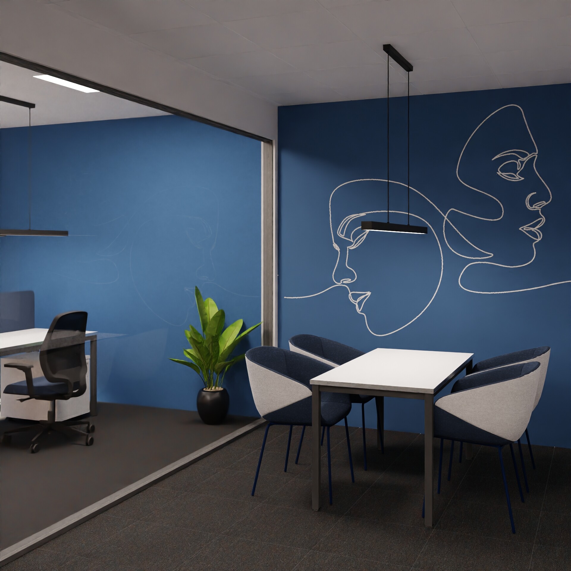 ArtStation - Small office Visualizations