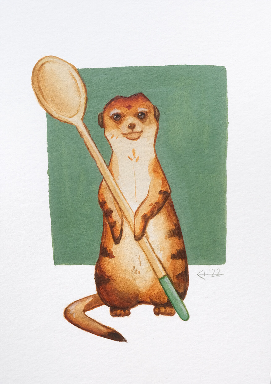 ArtStation - The Meerkat Cook