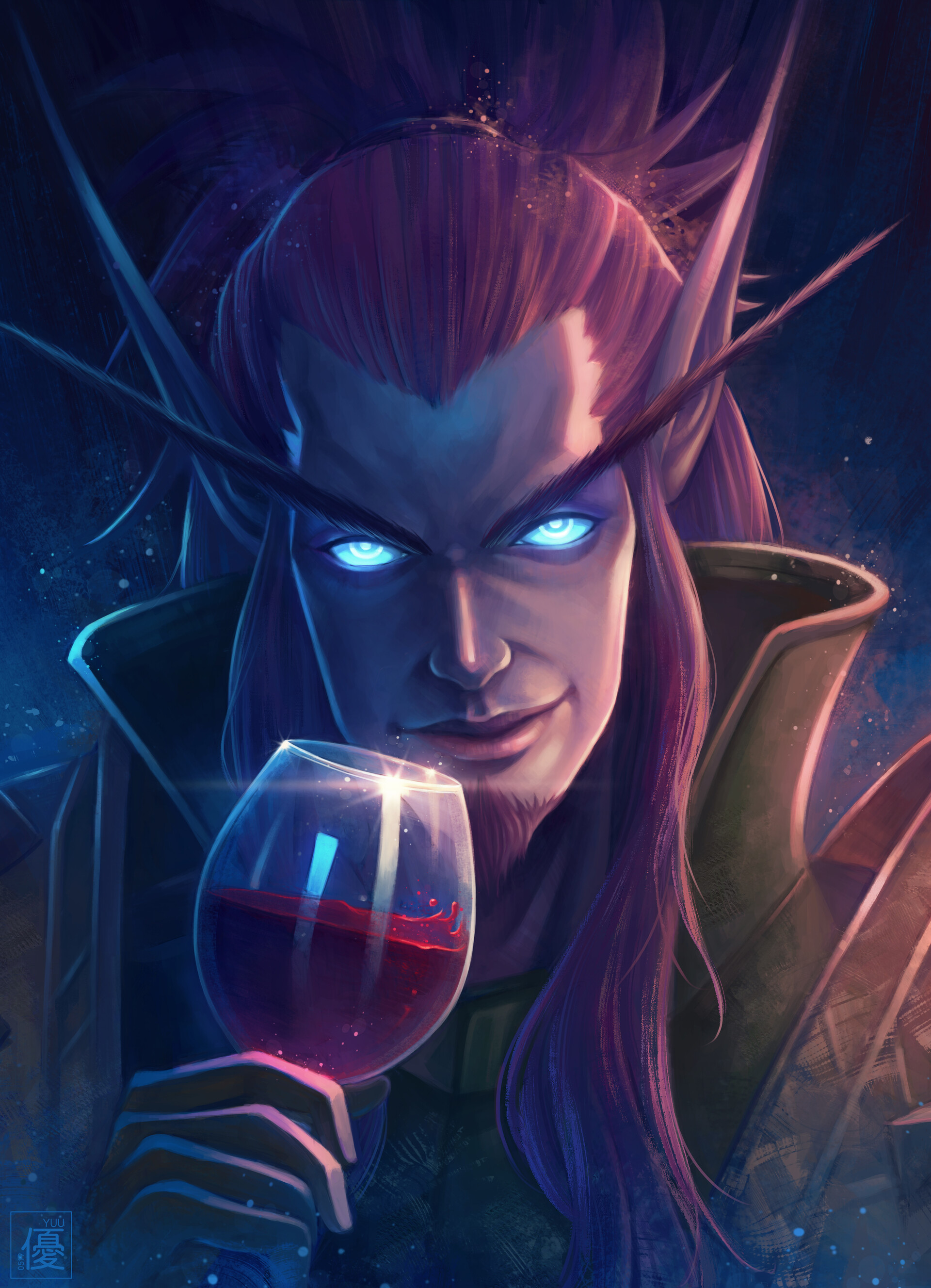 ArtStation - Vynlorin, The Evil Void Elf