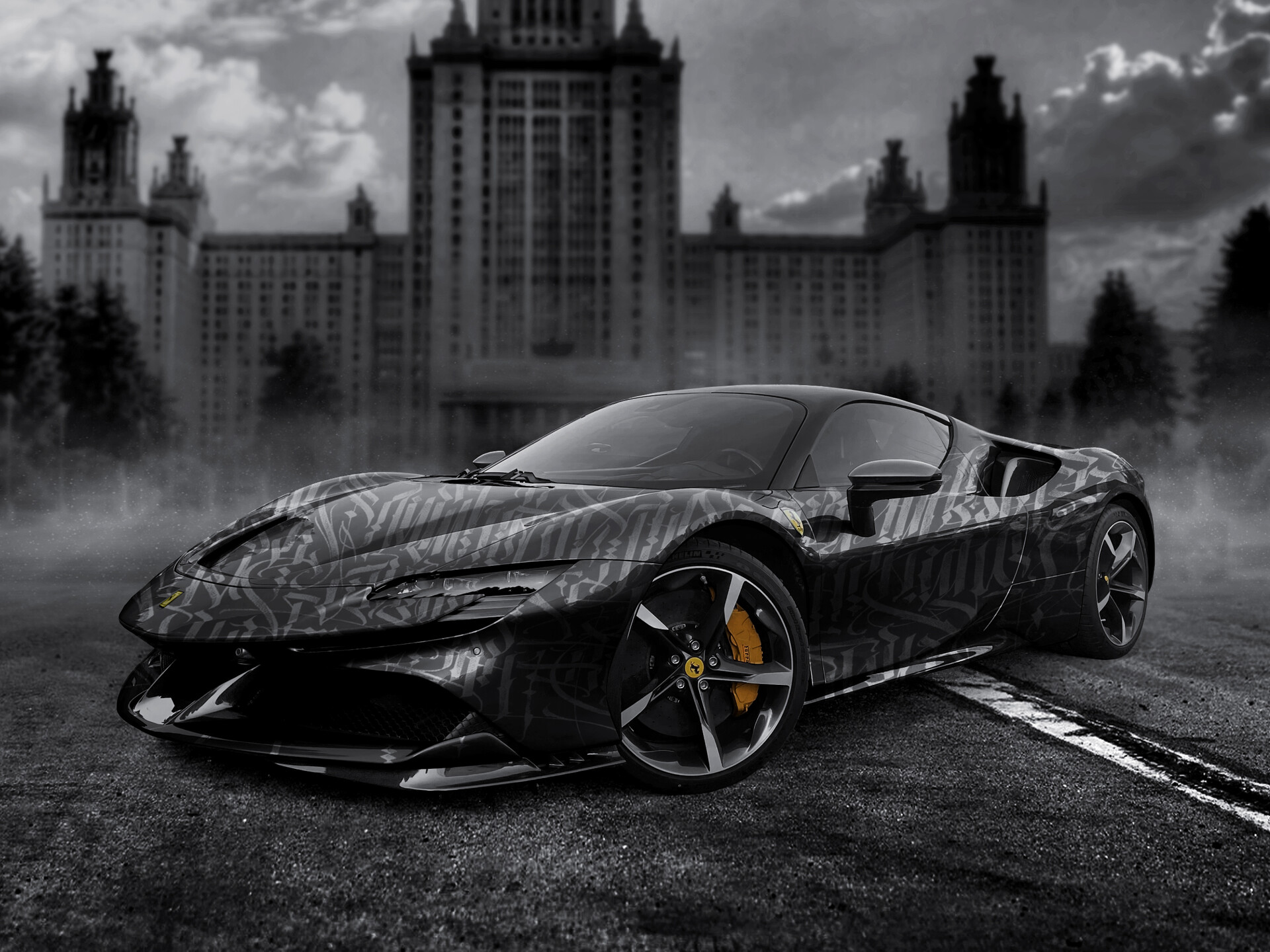 ArtStation - Ferrari SF90 Art