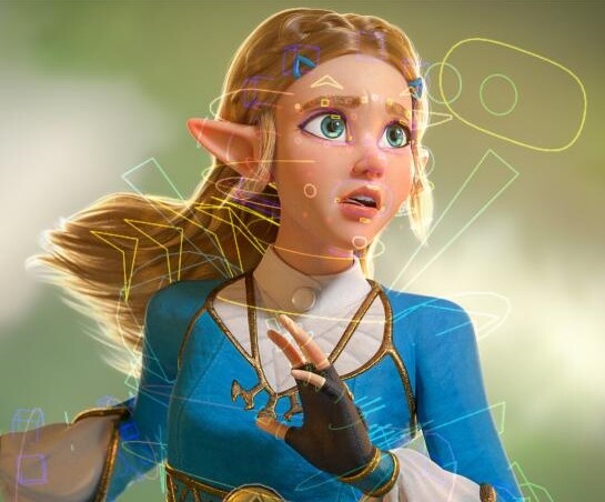 Ewen Limou - Zelda Animation (Rig Mesh by Ernesto Ruiz Velasco (@netic_ck))