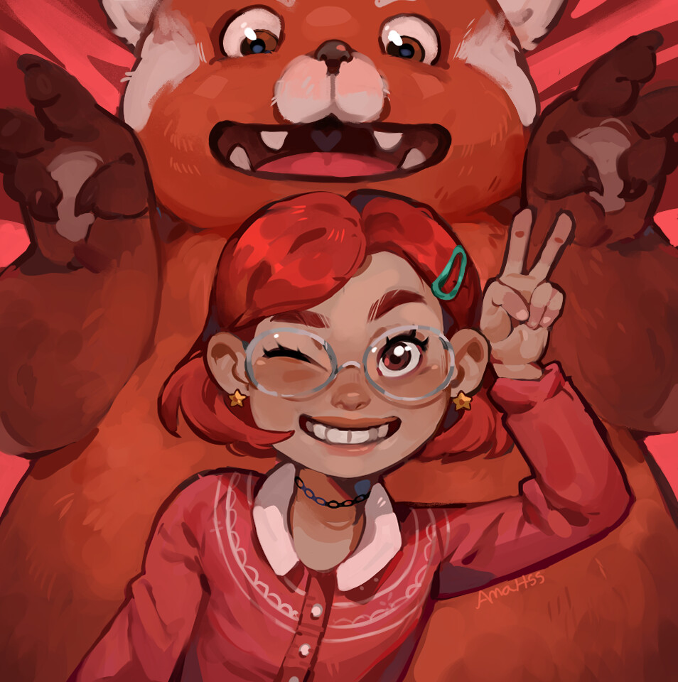 ArtStation - Turning Red