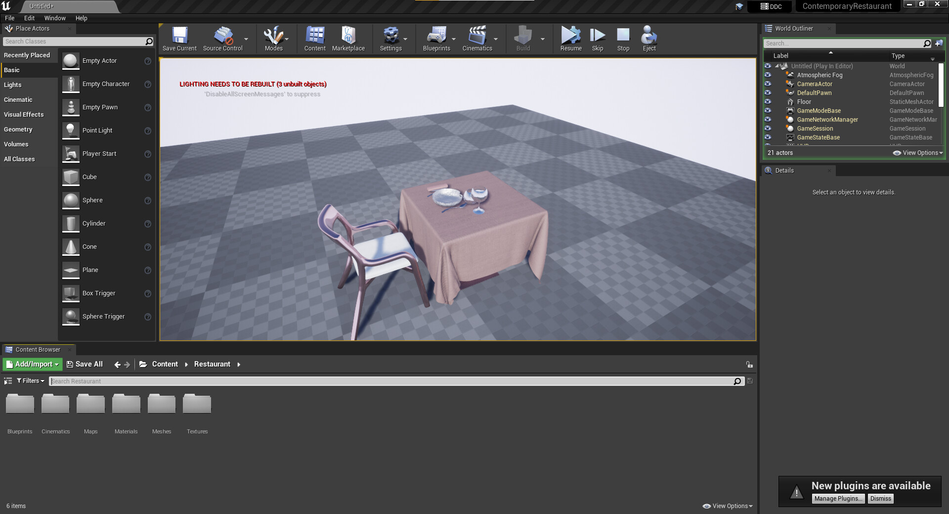 ArtStation - Table and Chair