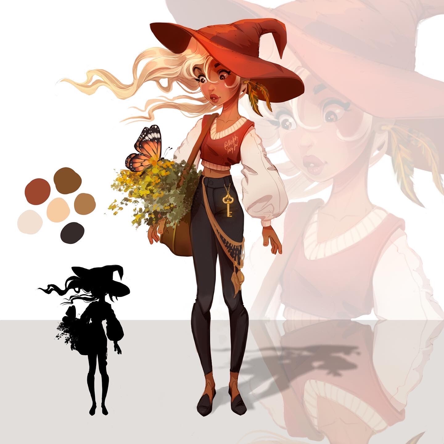 ArtStation - Witch apprentice - character design for School for Games challenge