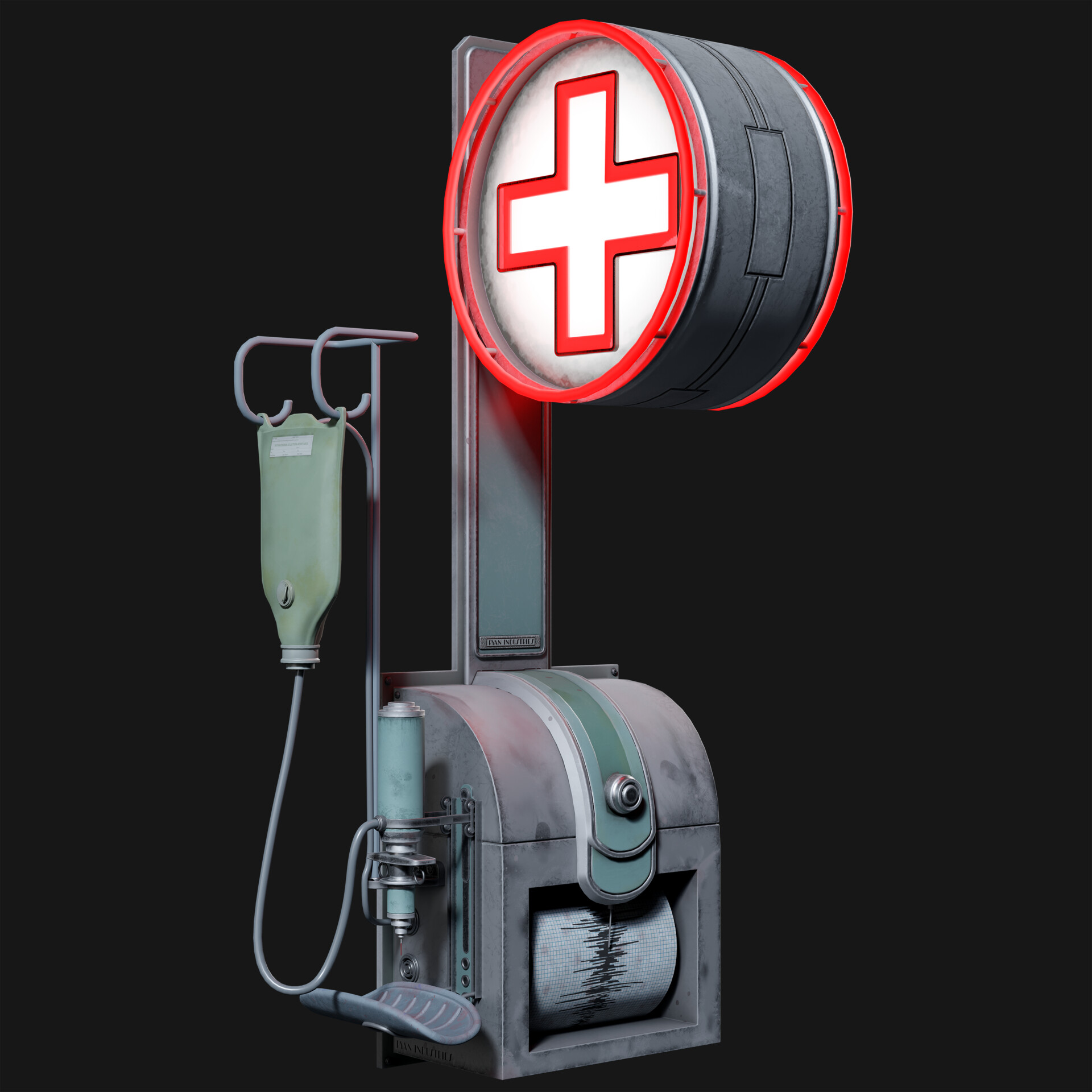 Jack Hayward - Bioshock - Health Station (Fan Art)