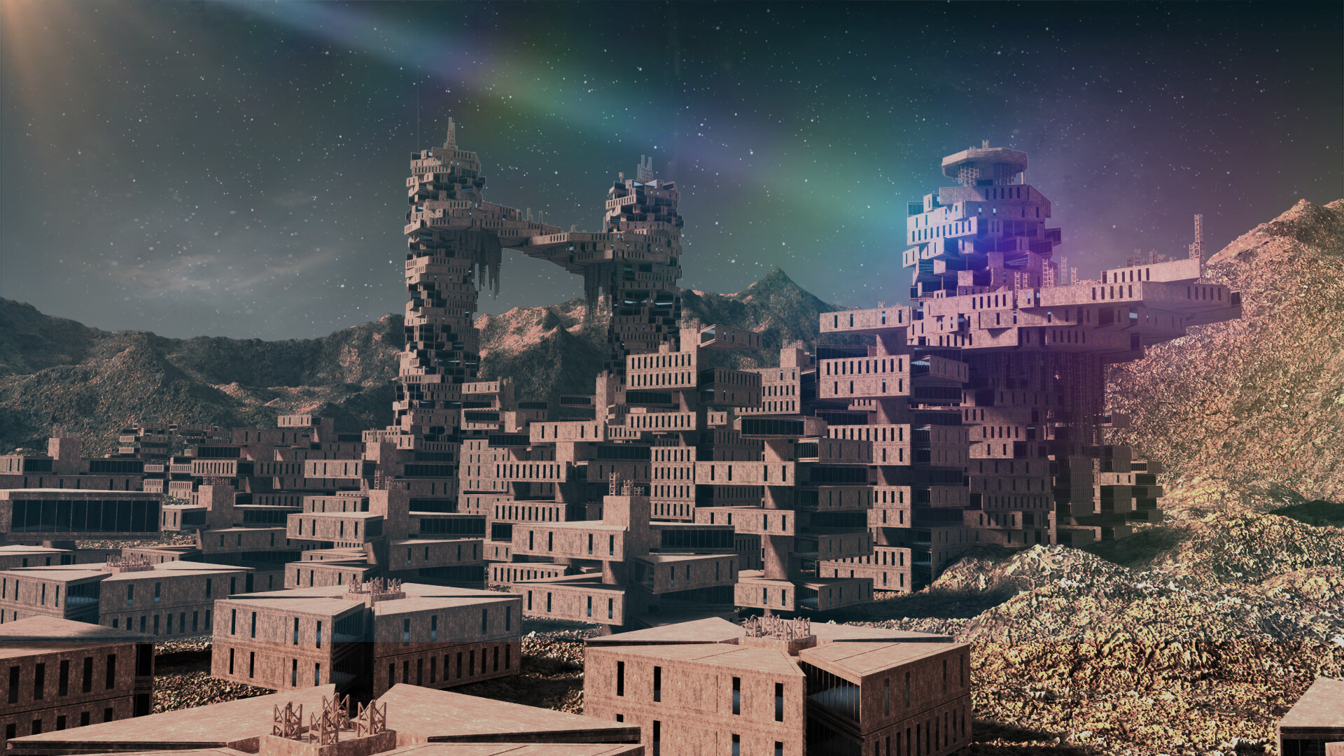 ArtStation - Colony on Mars 2