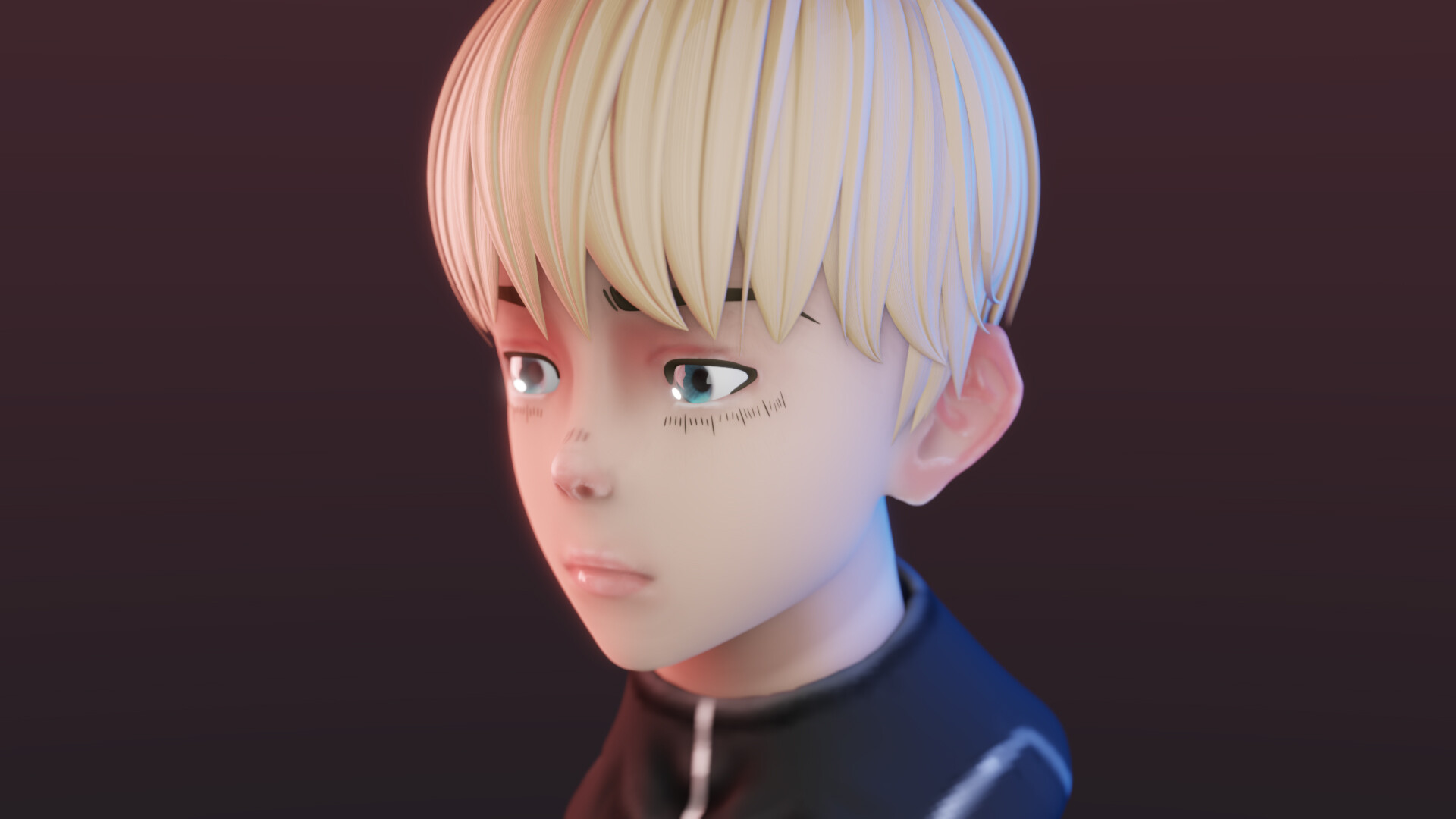 Sora Shiroi - Armin Arlert (アルミン・アルレルト) 3d sculpt