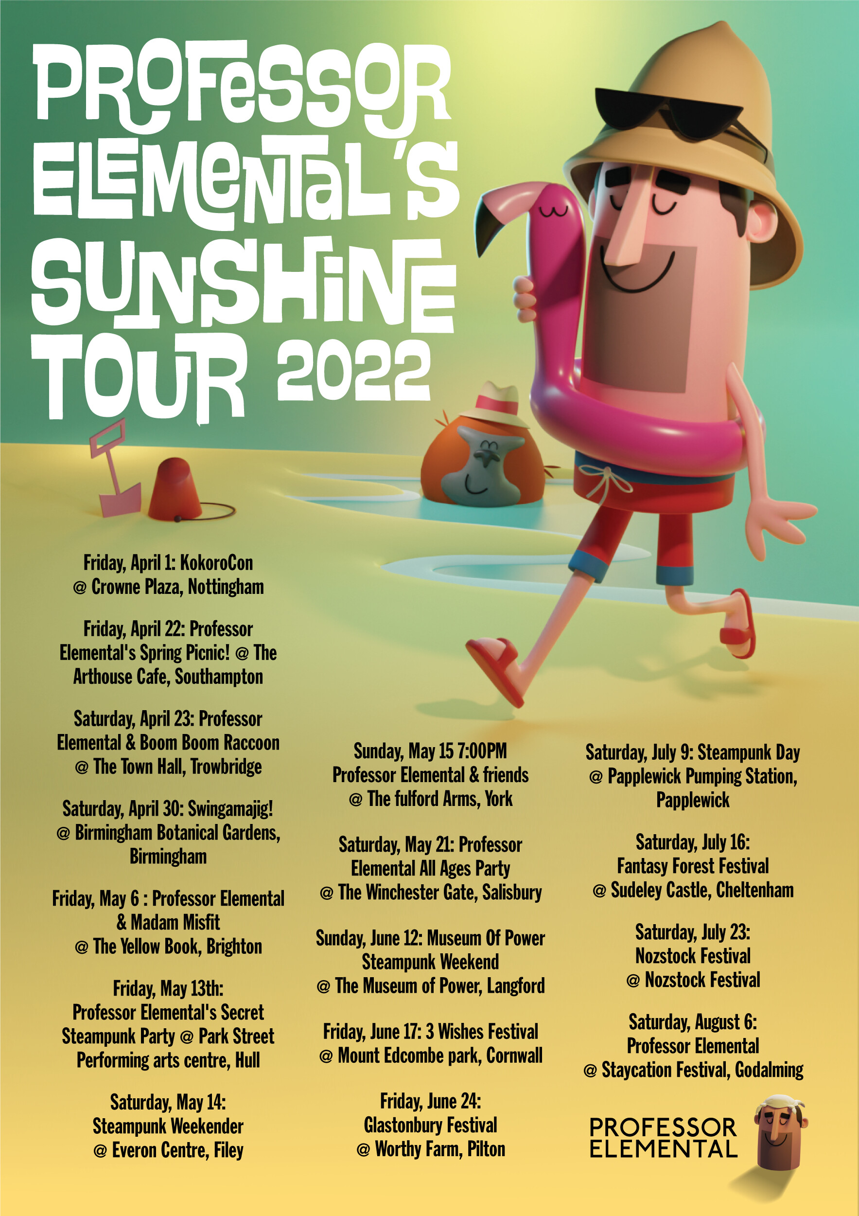Rob Stephens - Professor Elemental - Sunny Tour 2022