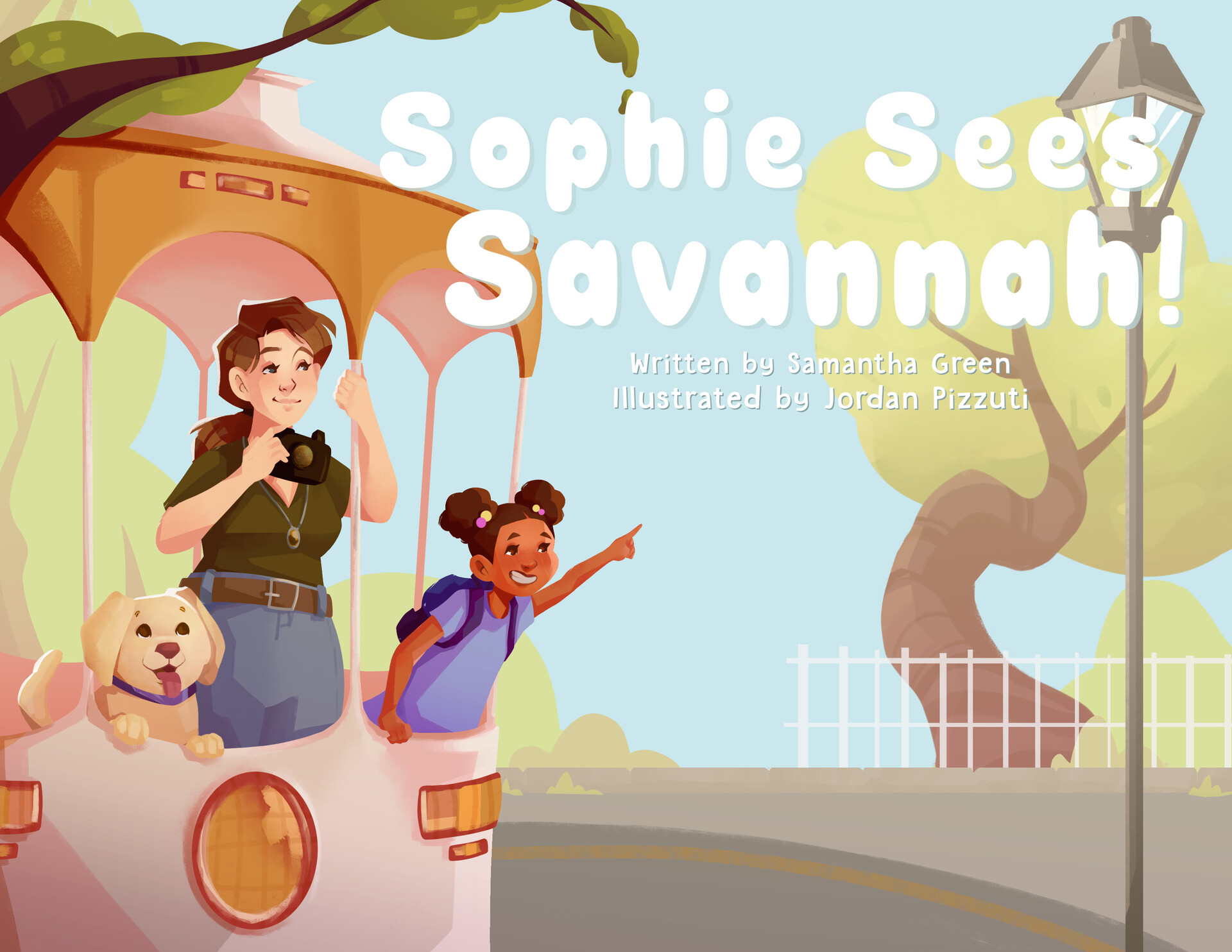 ArtStation - Sophie Sees Savannah - Book Cover
