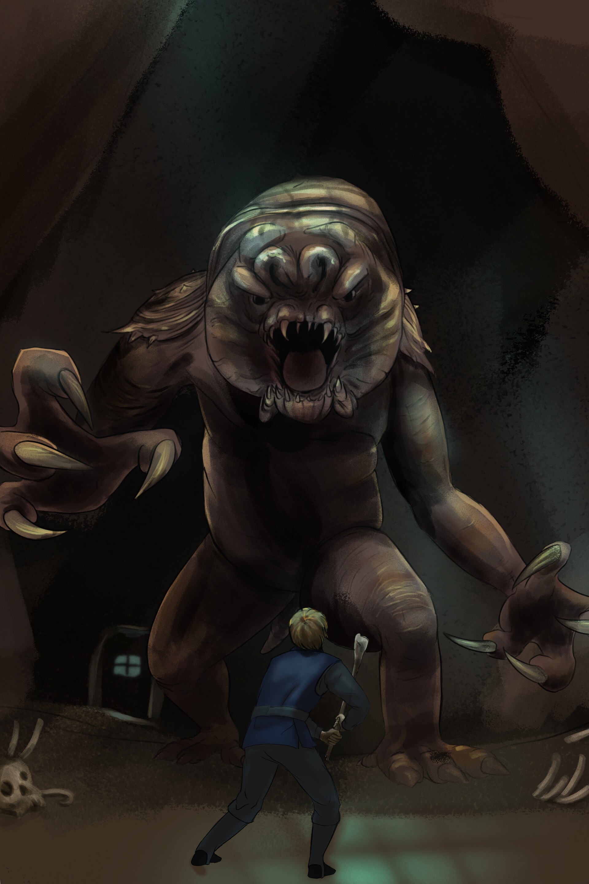 ArtStation - Facing the Rancor