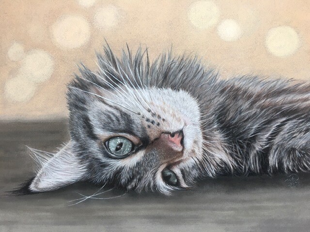 ArtStation - "MAIN COON", 30x40cm (sold)