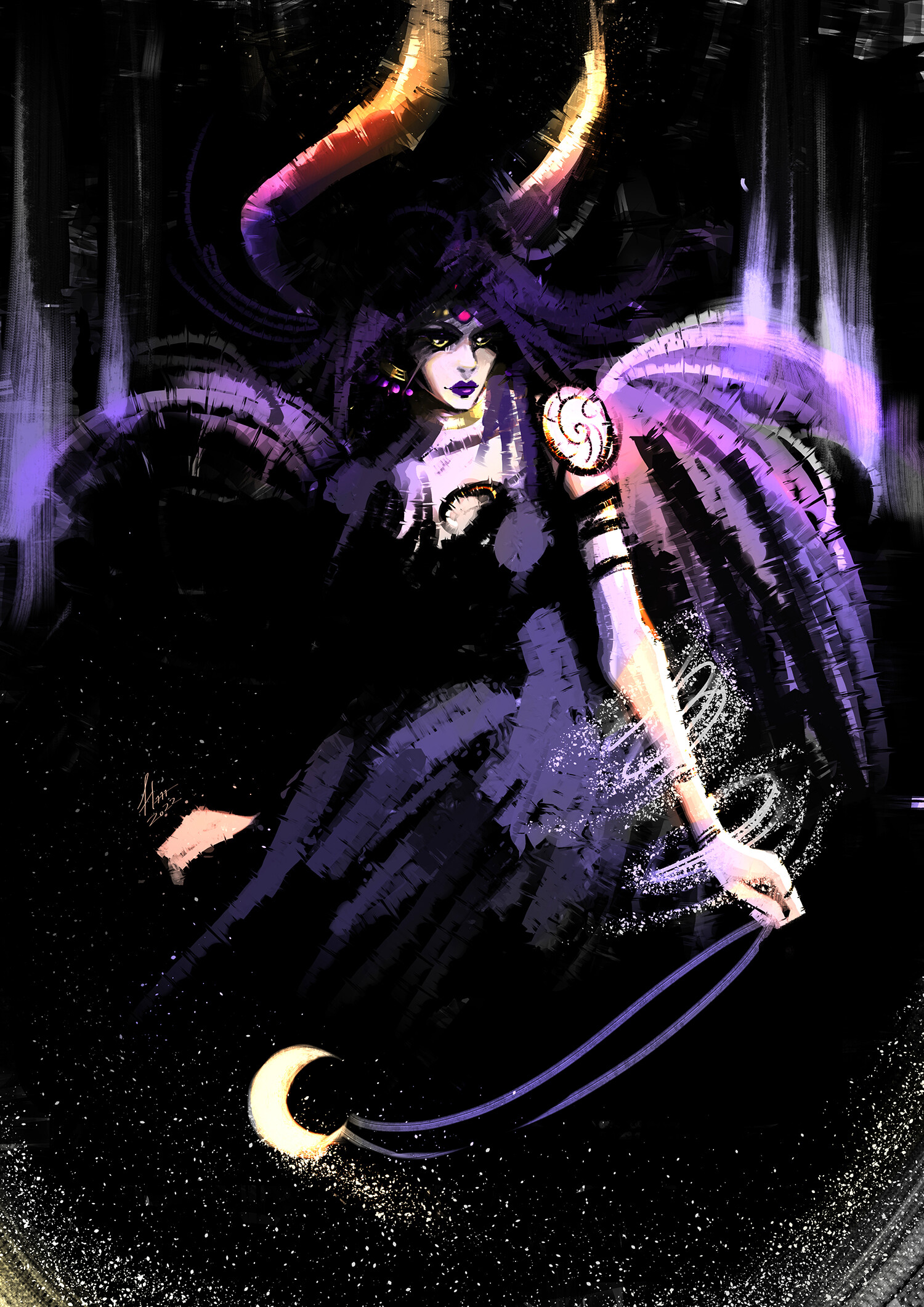 ArtStation - Goddess Of The Night
