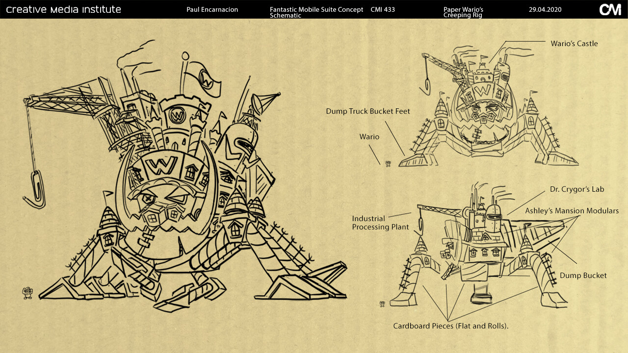 Paul Vincent M. Encarnacion - PAPER WARIO'S CREEPING RIG - Fantastic ...