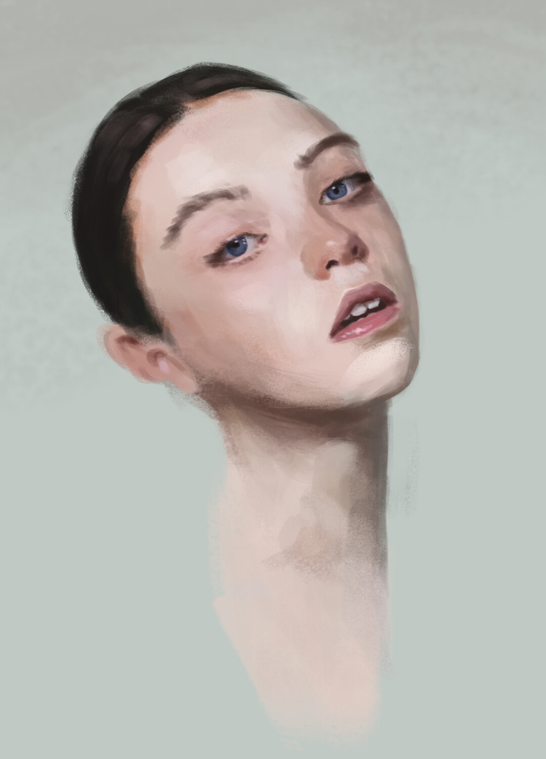 ArtStation - Digital Painting - Face Study