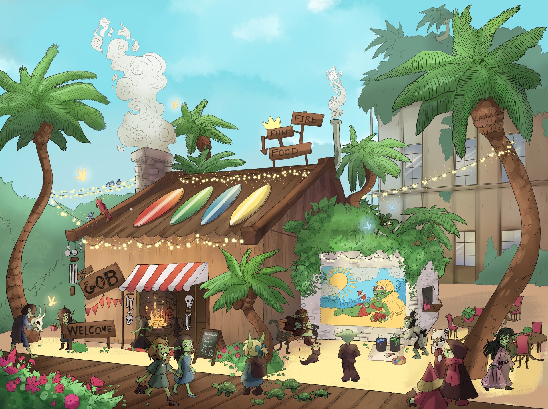 ArtStation - Goblin Tavern Exterior