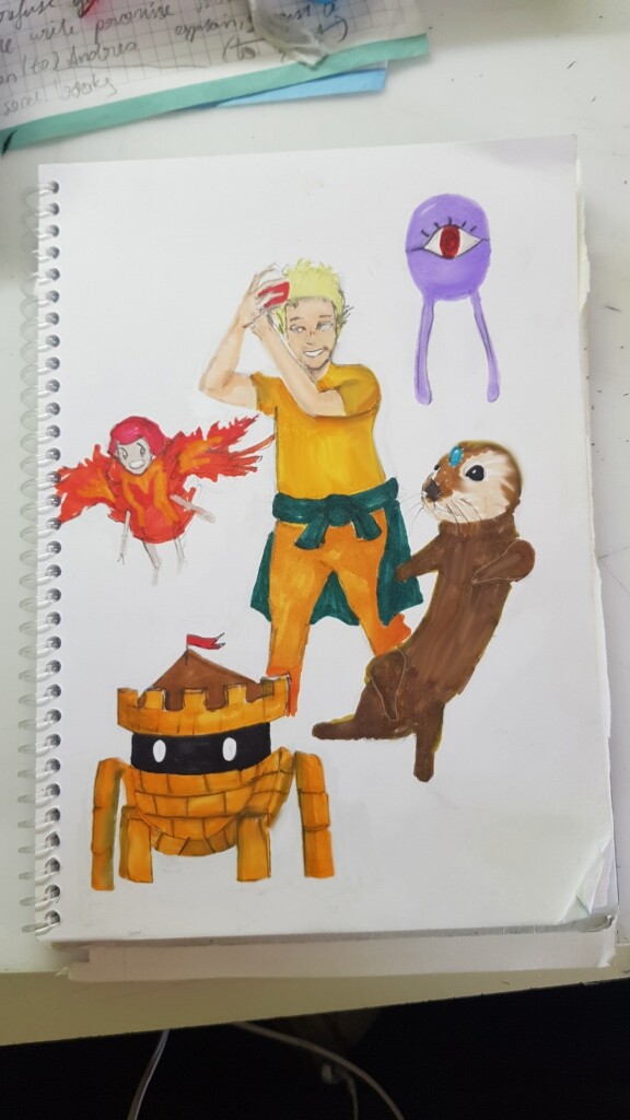 ArtStation - Pokemon OC (Original Character) illustration - 2021