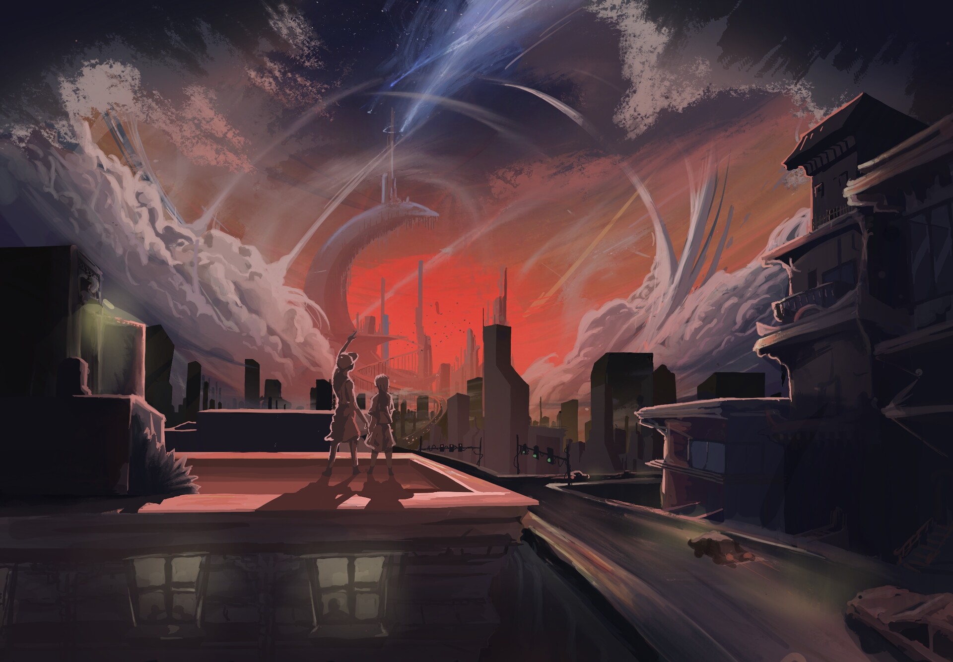 ArtStation - Sunset Comet