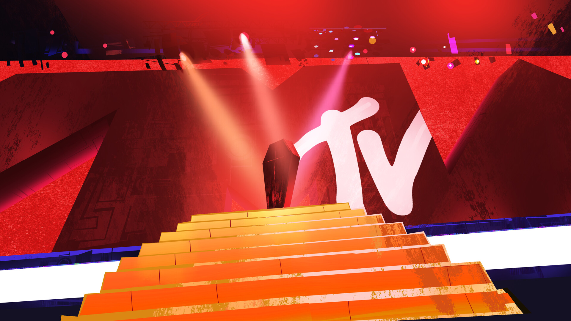 ArtStation - MTV 2021 VMA'S Backstreet Boys Background Art