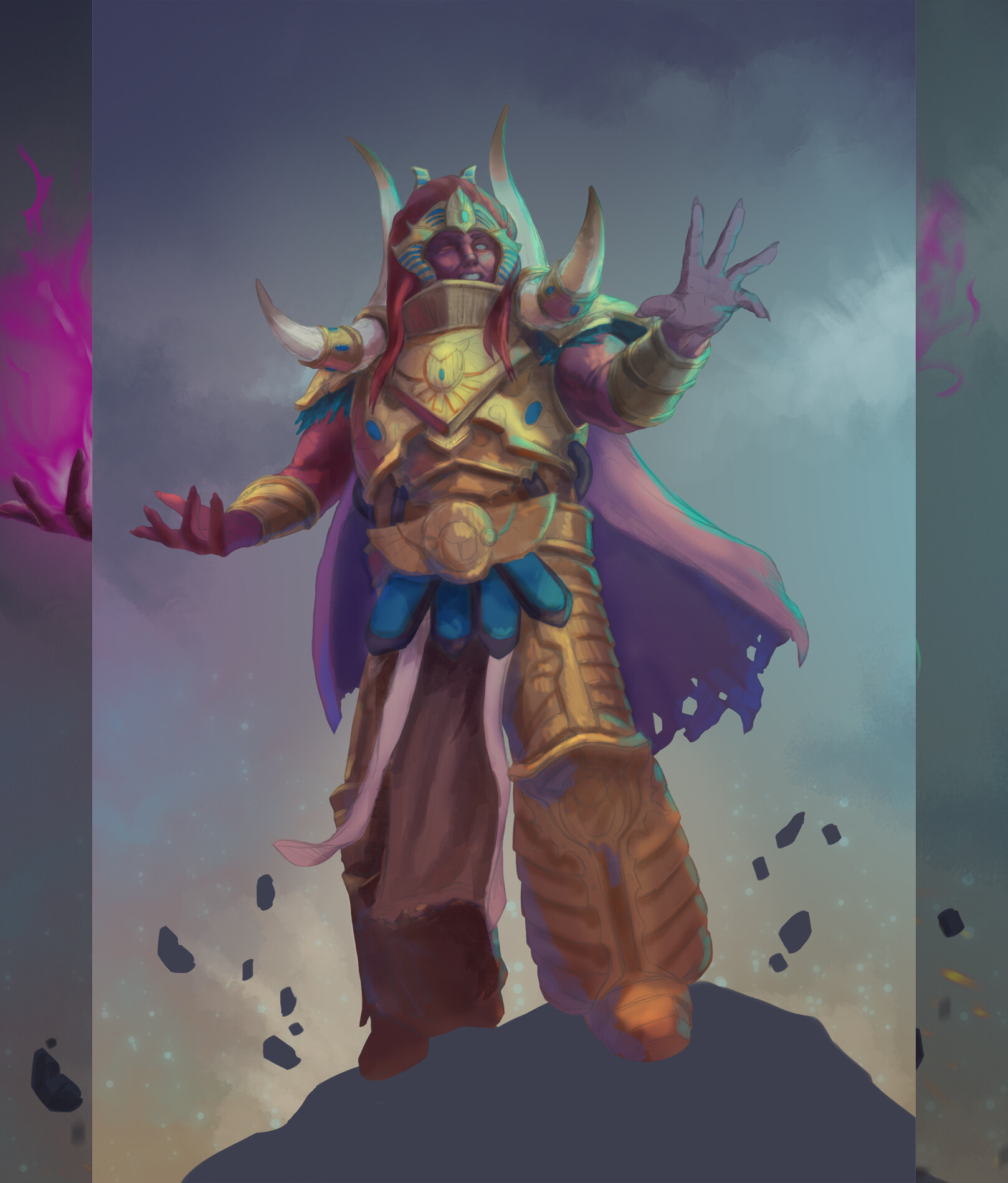 Vitaly Perevoshikov - Magnus the Red. Warhammer 40k. FanArt.