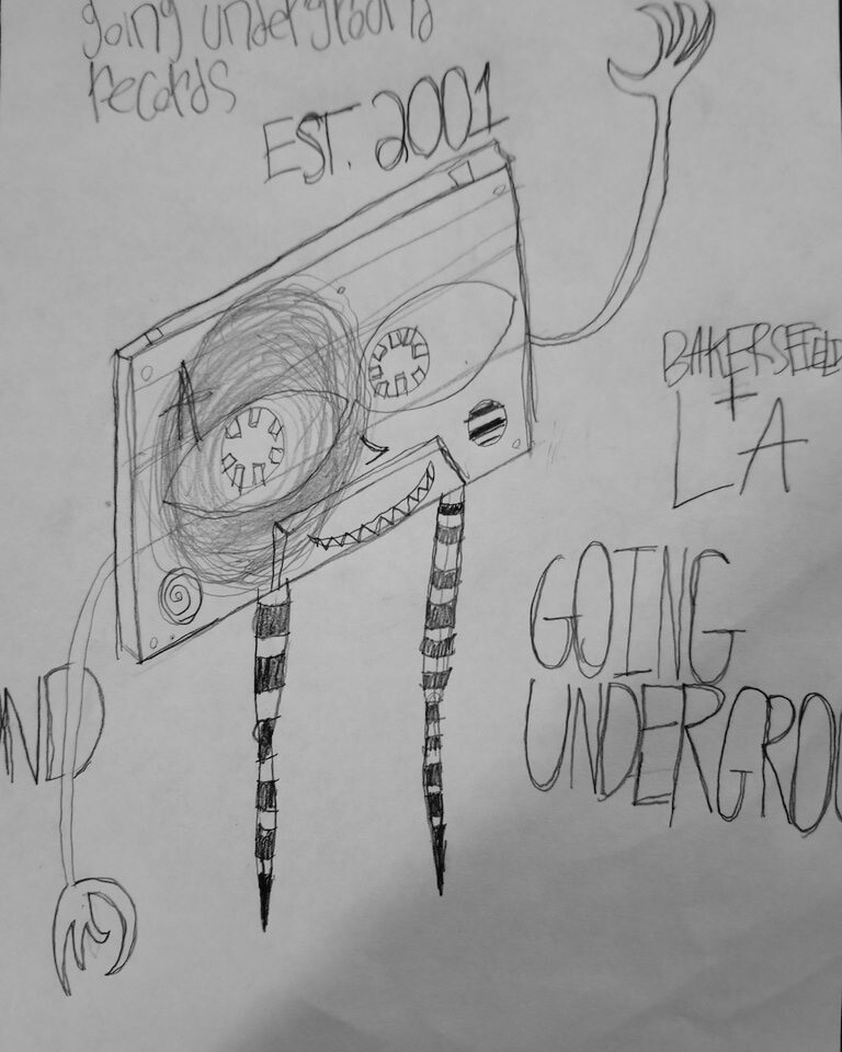 ArtStation - An advertisment from a local record store in bakersfield California.