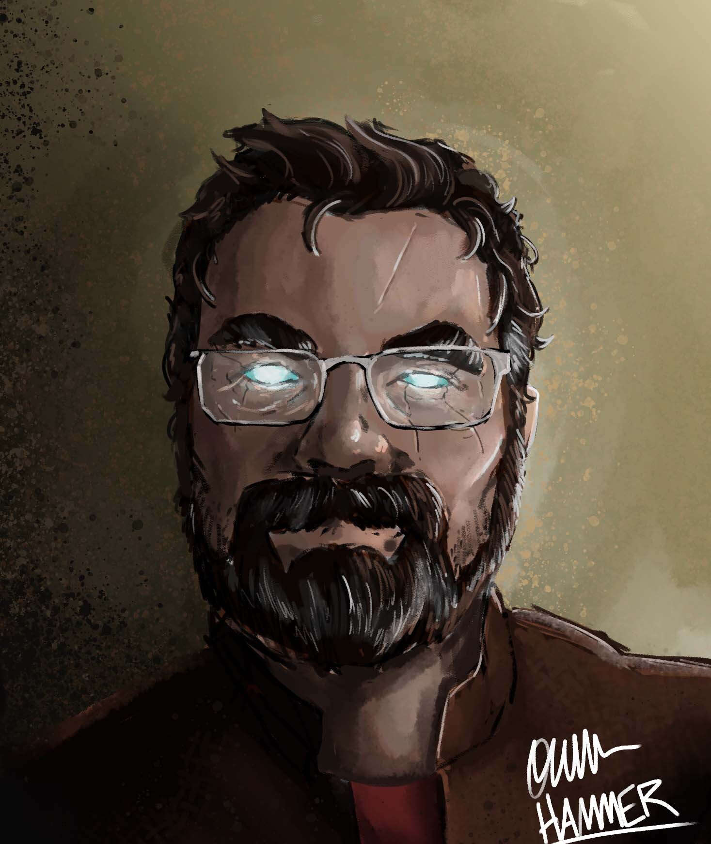 ArtStation - Dad Portrait