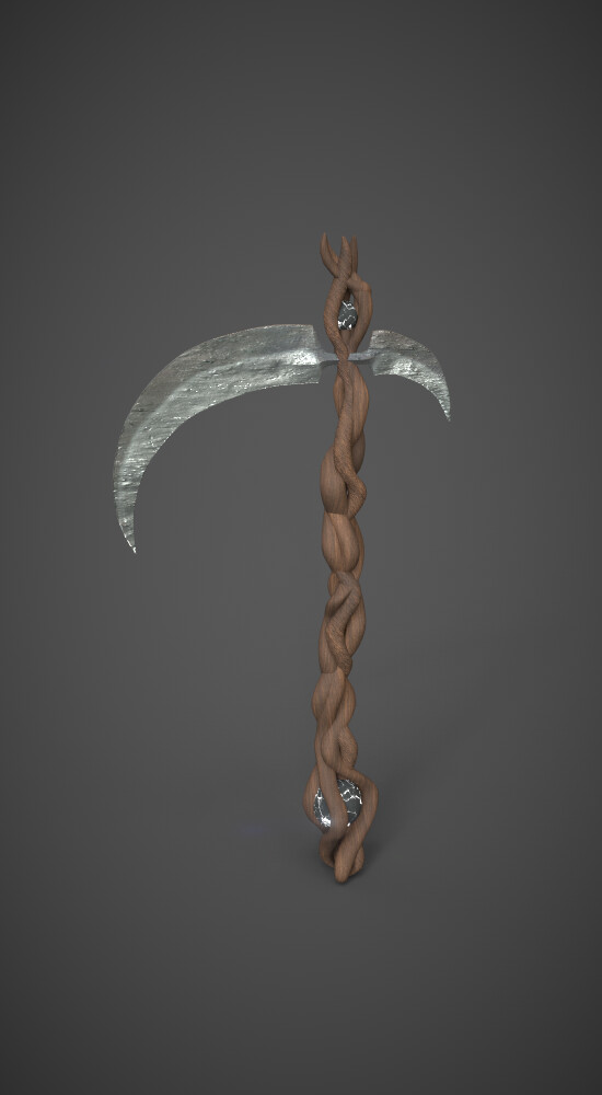 ArtStation - Fantasy Scythe Prop