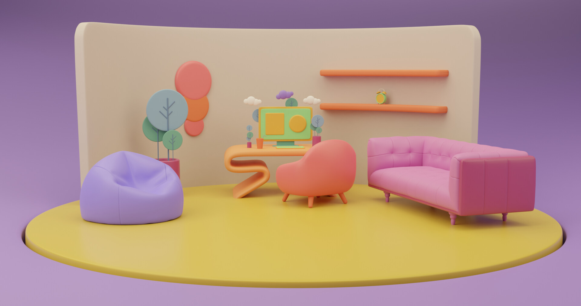 ArtStation - 3D Stylized Environment