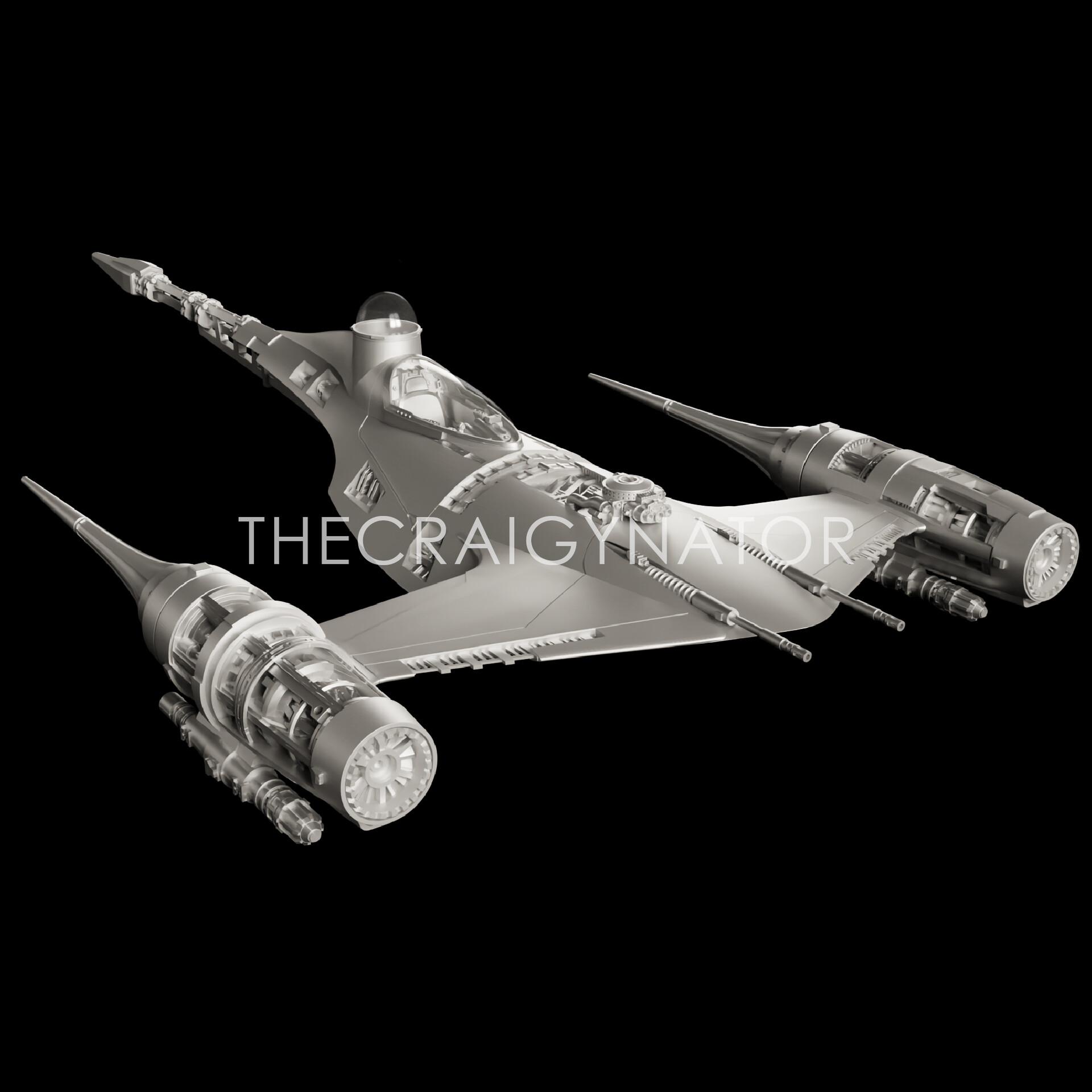 ArtStation - N-1 Starfighter (Mandalorian)