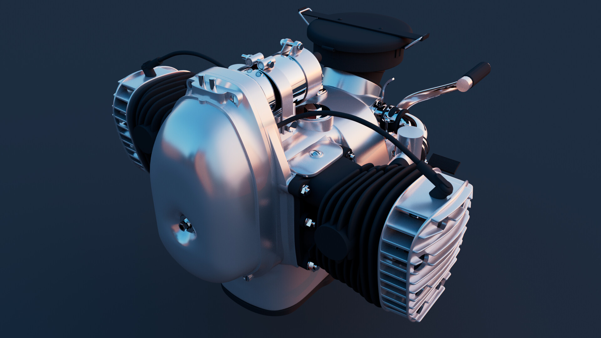 Tushar Takalkar - Dnepr M-72 Motorcycle 3D Model
