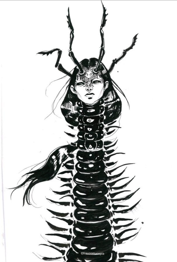 ArtStation - CENTIPEDE LADY 15-03-2022