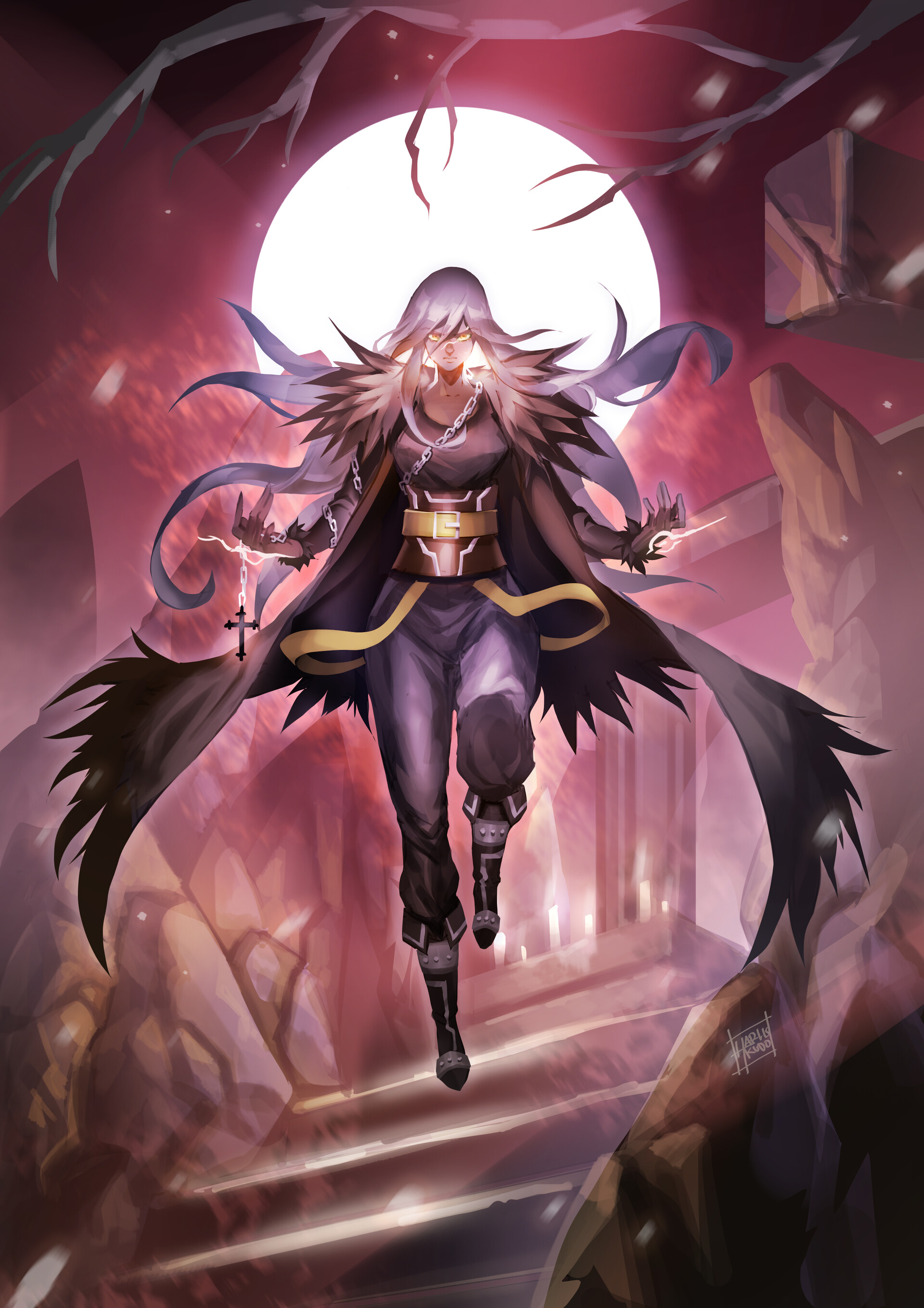 ArtStation - moon magic