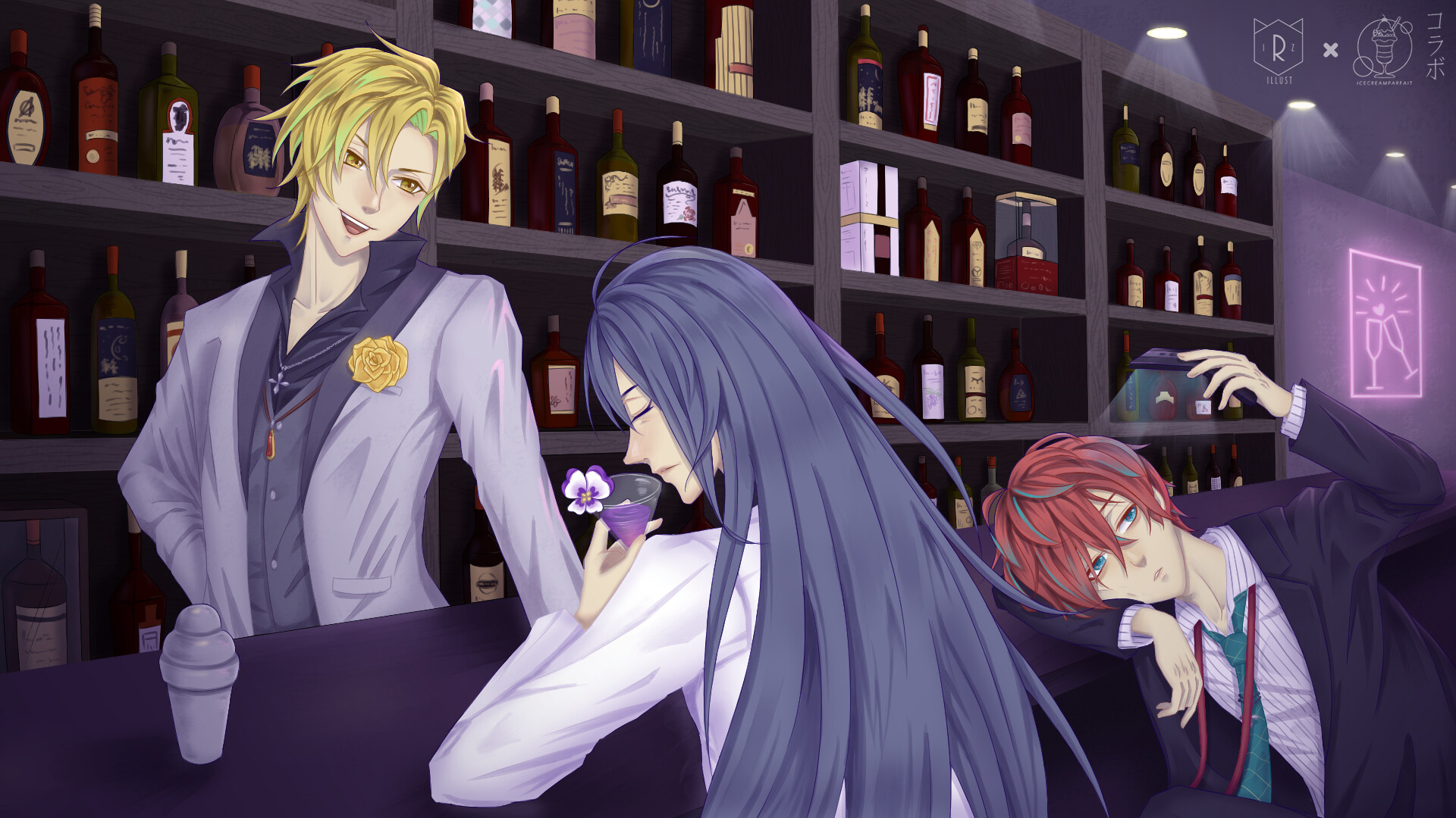 ArtStation - [Collab | Fan Art] HypMic Collab - Matenrou | 麻天狼