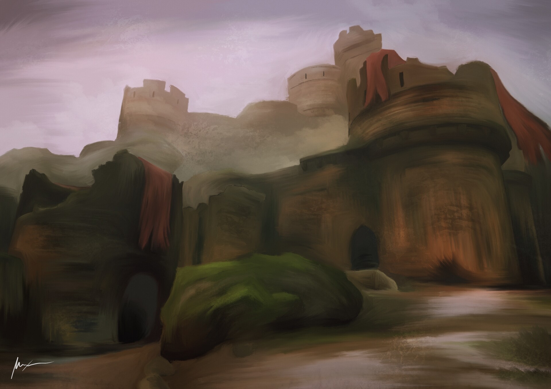 ArtStation - Broken Castle