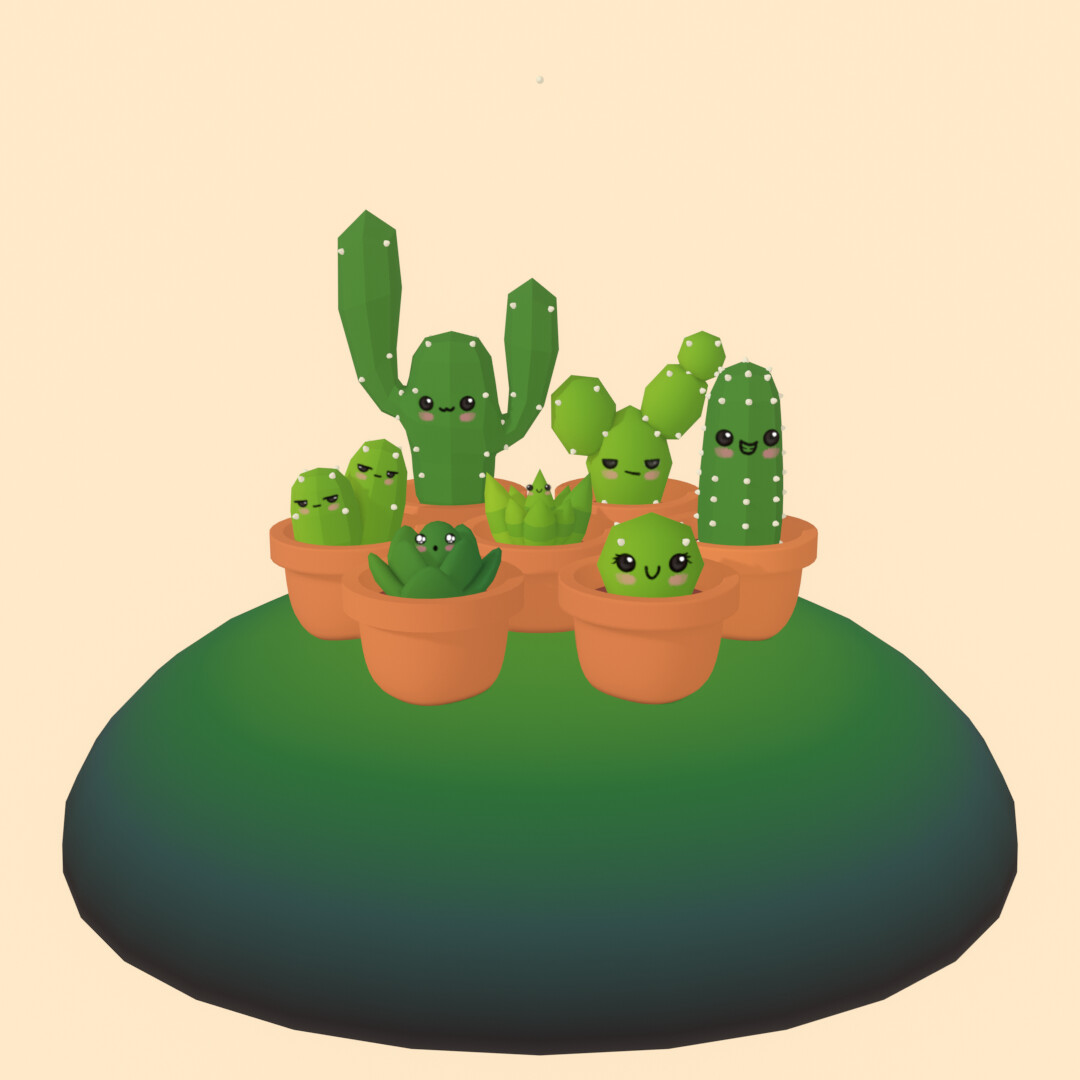 ArtStation - Dancing Cactus