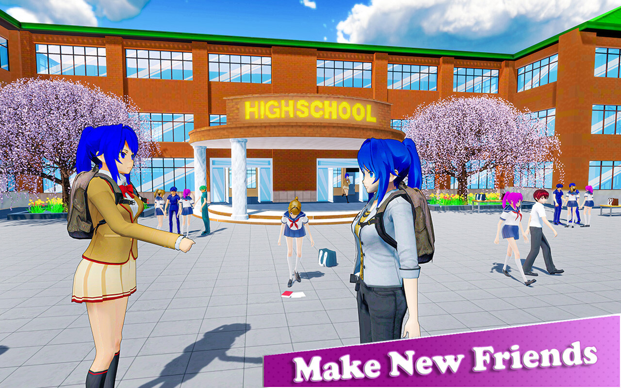 ArtStation - Anime High School Girl Life 3D