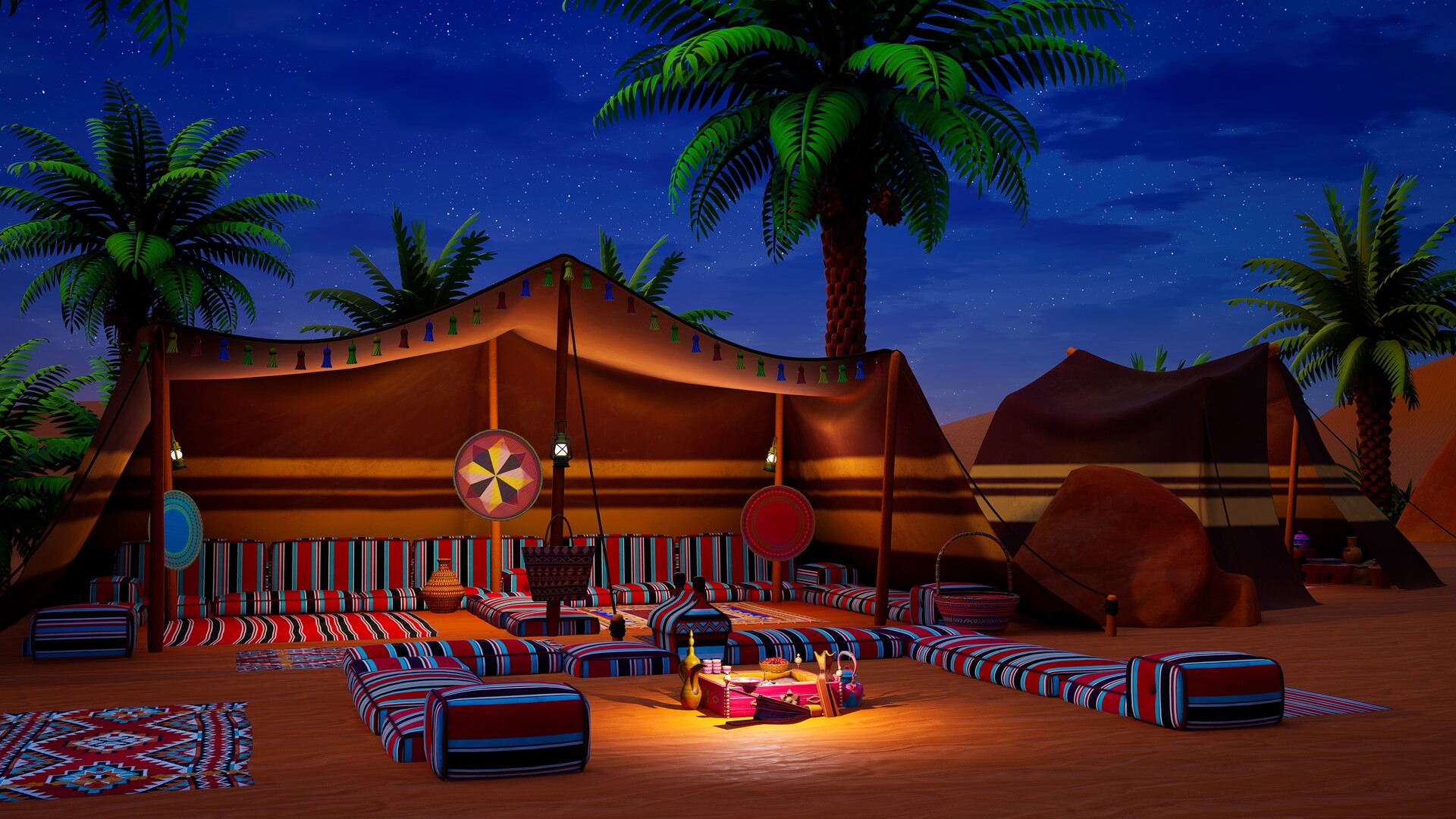 ArtStation - Princess Of The Desert - Camp(UE5)