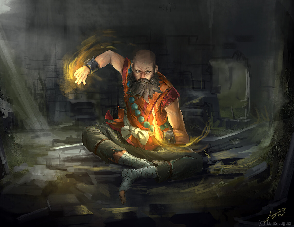 ArtStation - Wu Shang (Brawlhalla fanart)