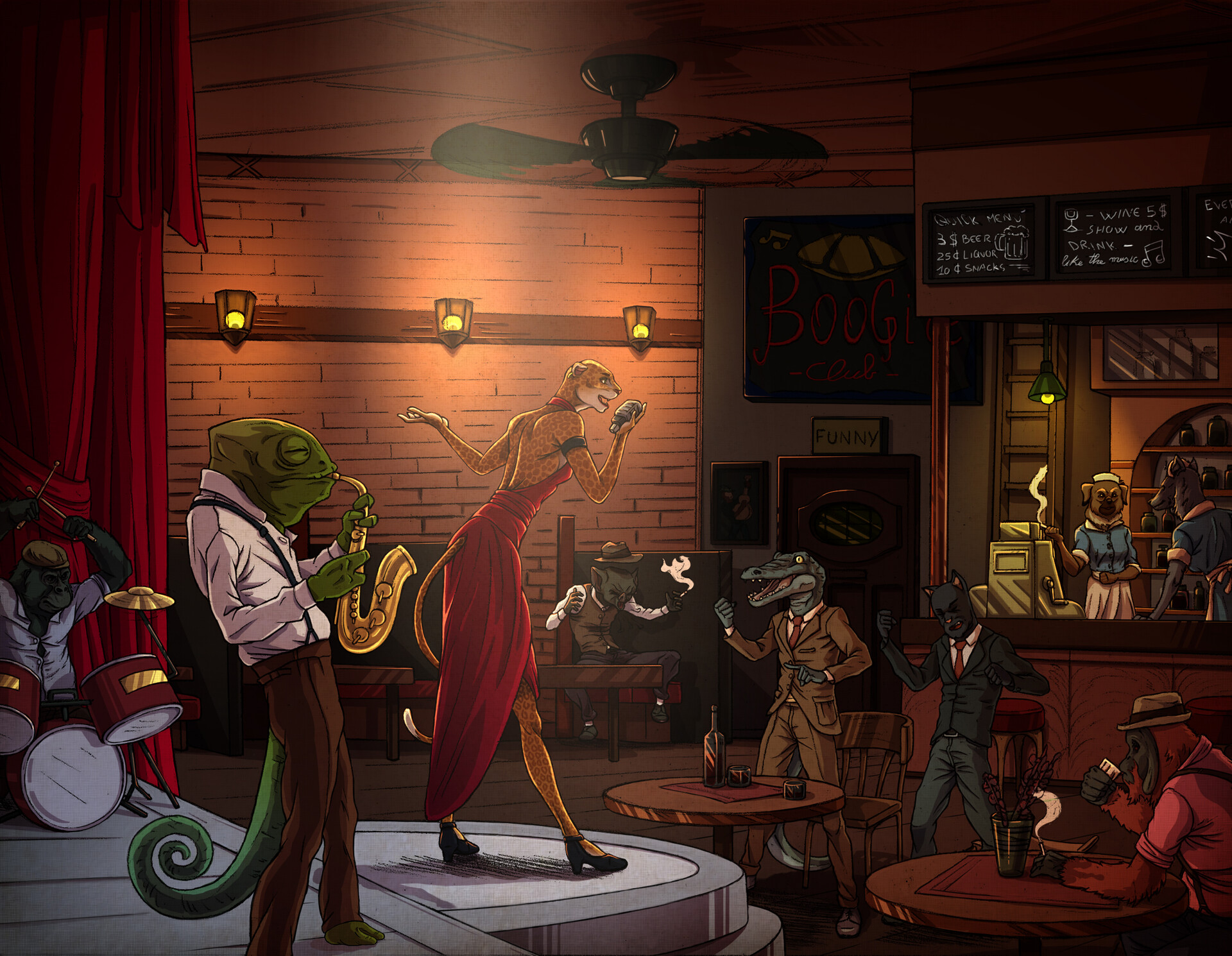 ArtStation - "Boogie night"