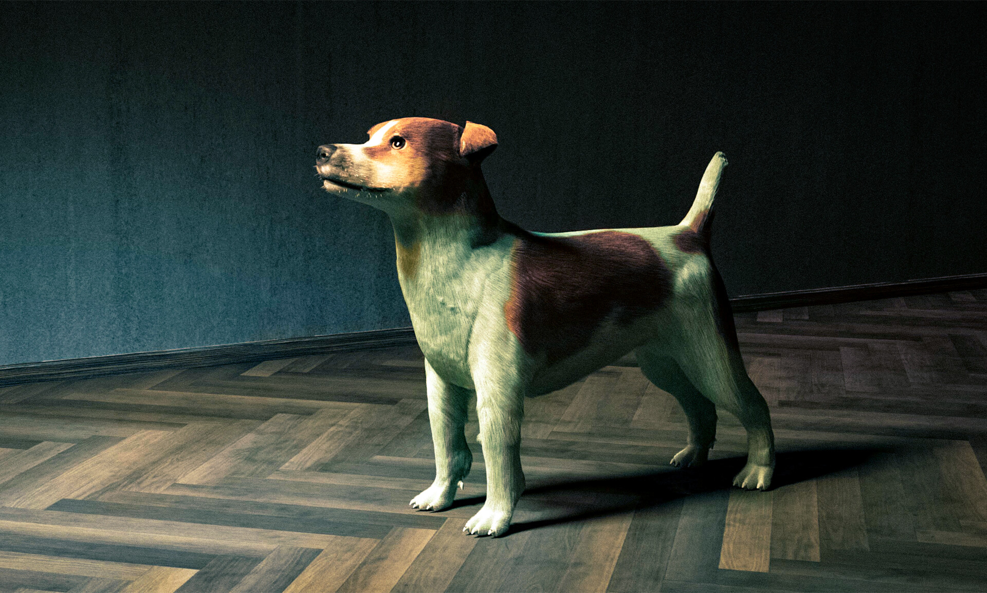 ArtStation - Dog 3D, 2020