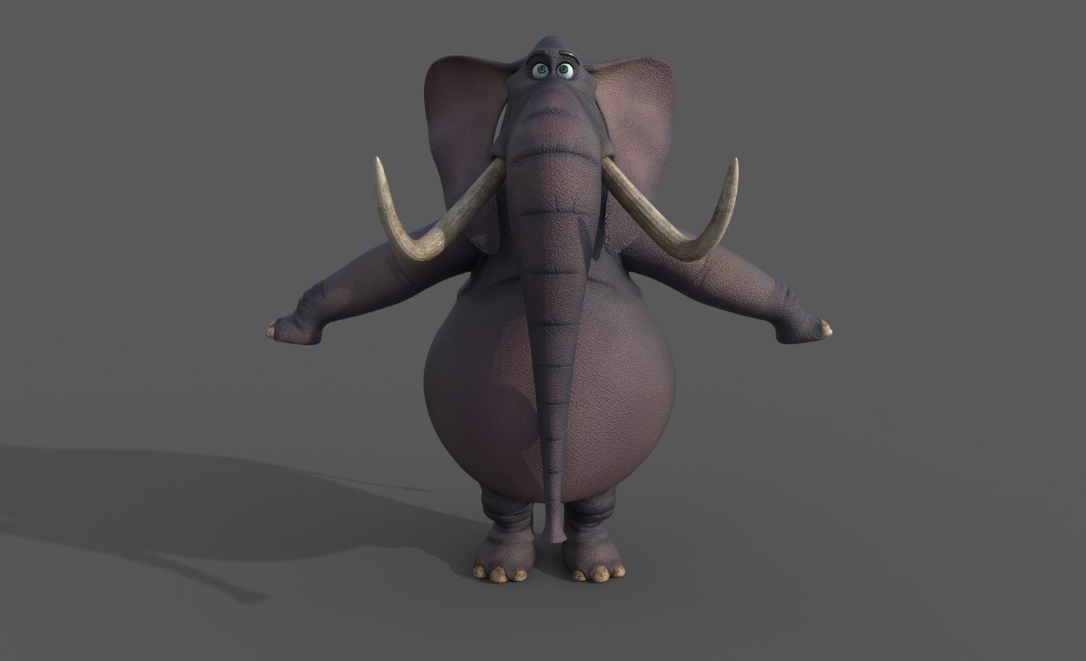 ArtStation - Textured Elephant