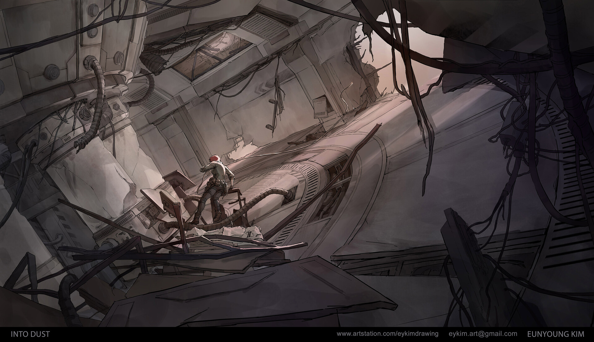 ArtStation - Destroyed Lab_ "Into Dust"
