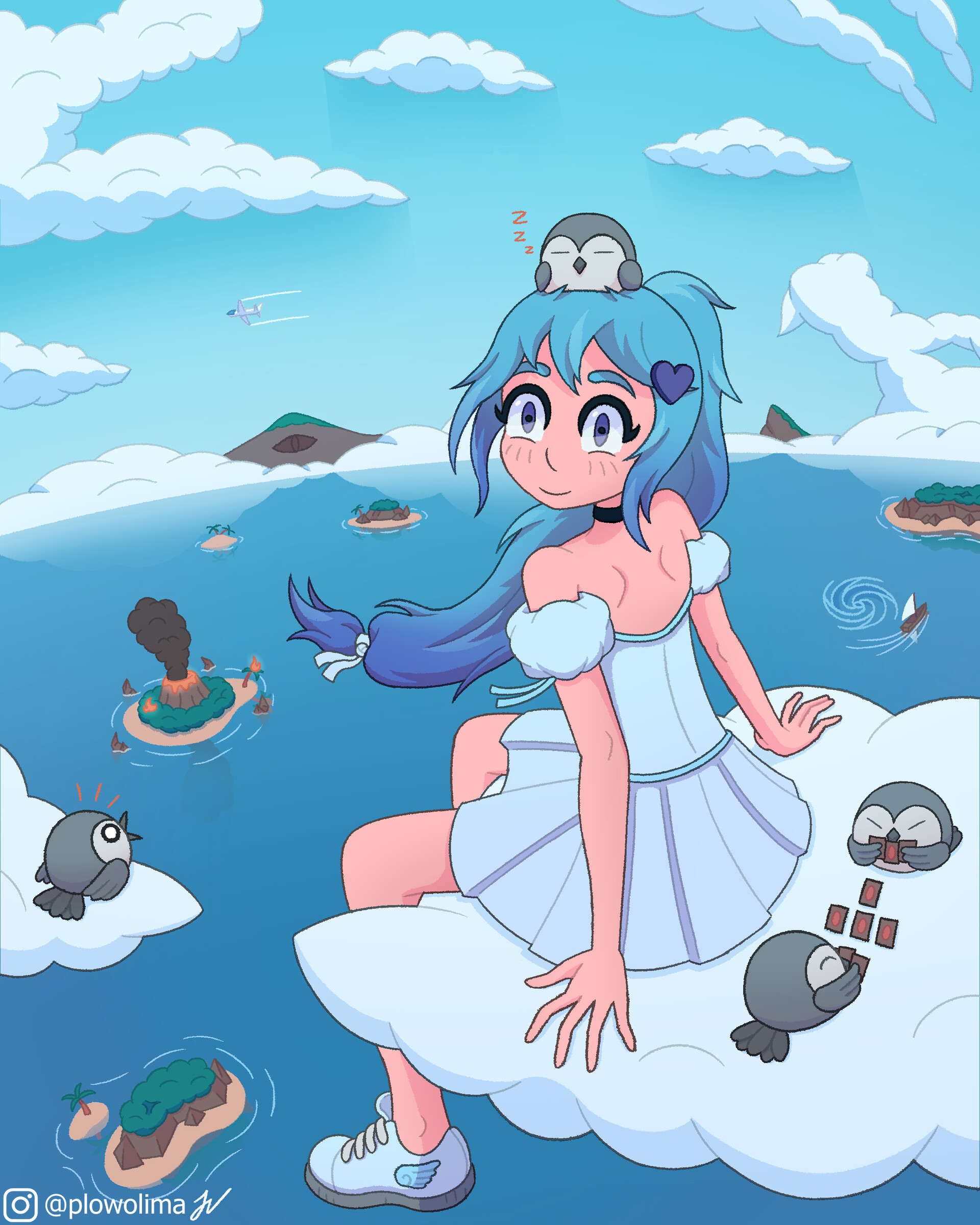 ArtStation - Cloud Girl - Draw In Your Style (Lord Gris)