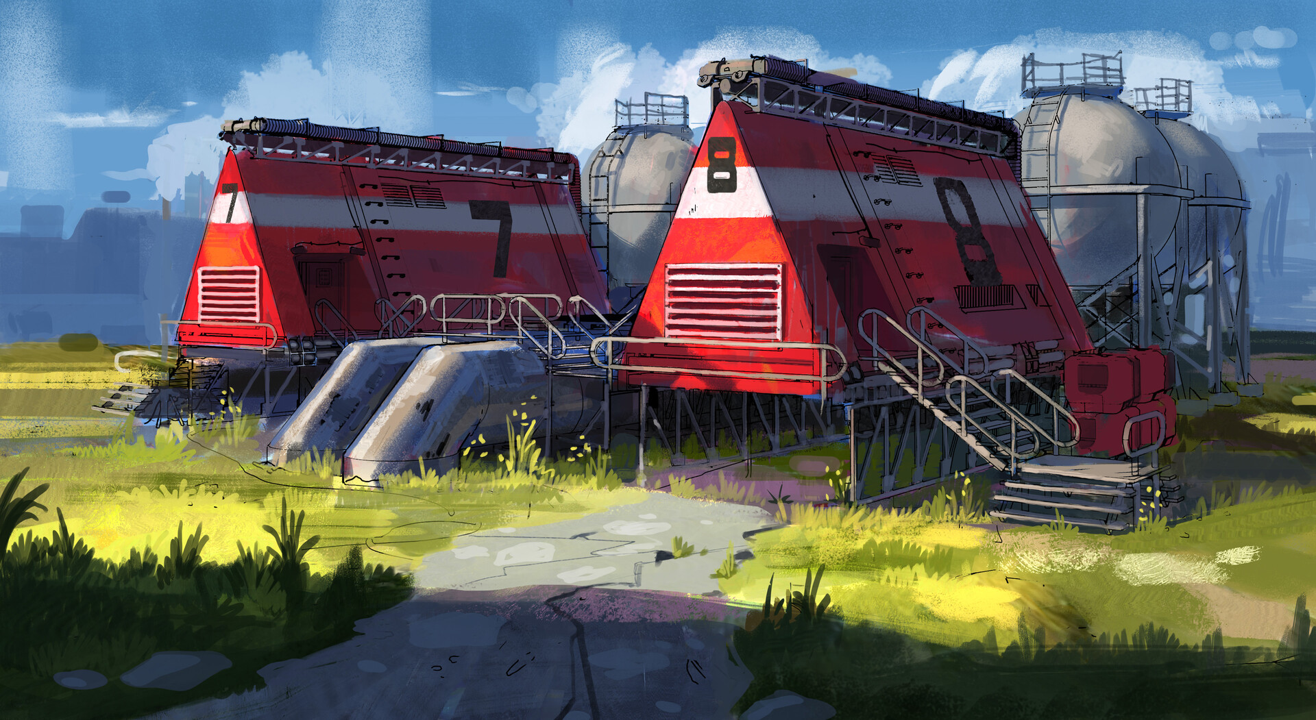 ArtStation - Building 7 & 8