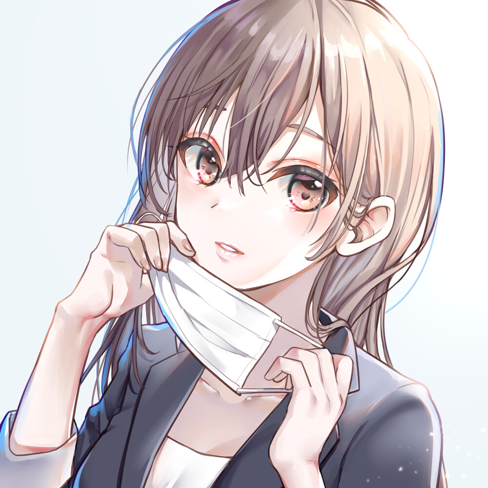 ArtStation - Mask and girl