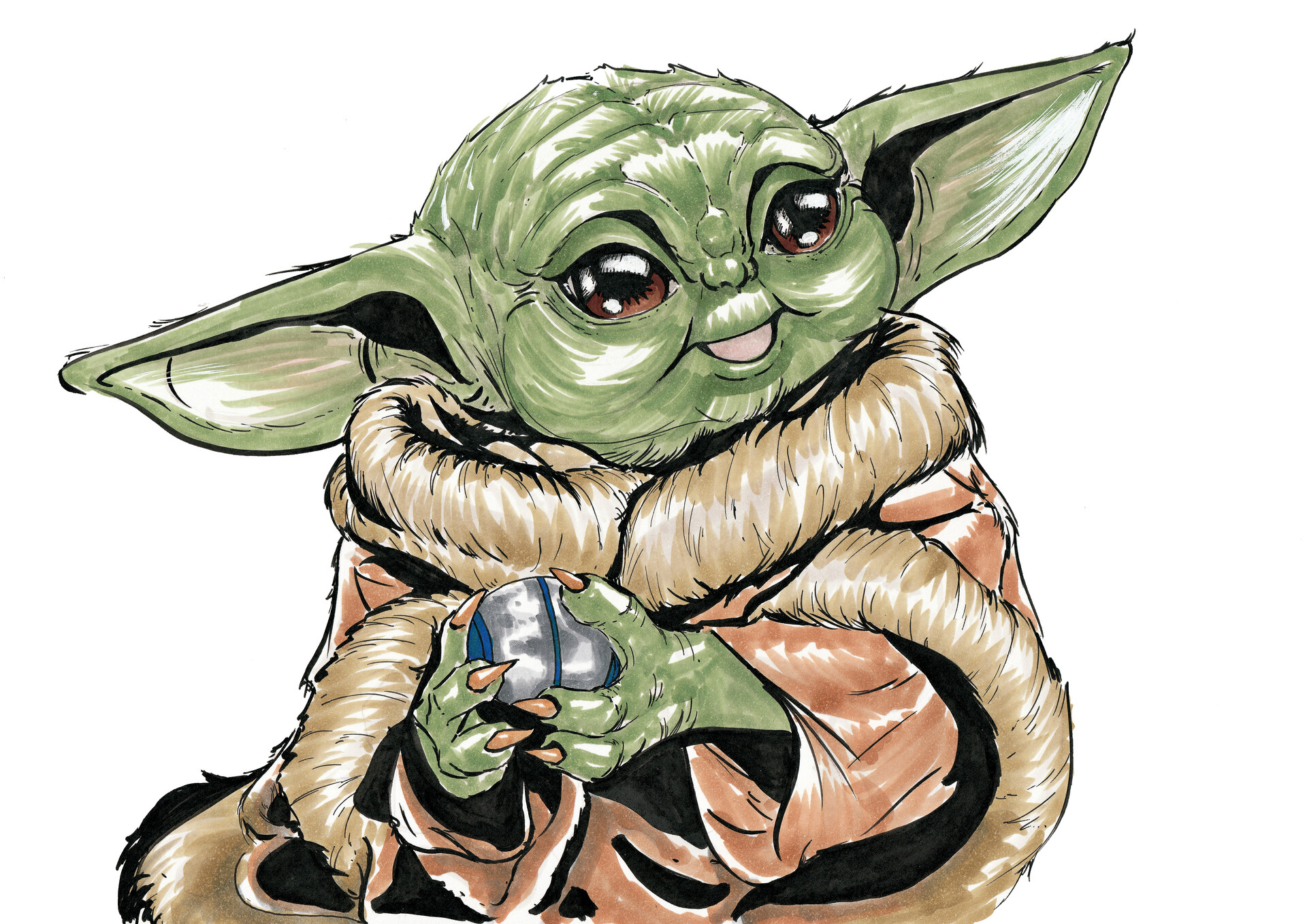 ArtStation - Baby Yoda (Grogu) ArtStation - Baby Yoda (Grogu)
