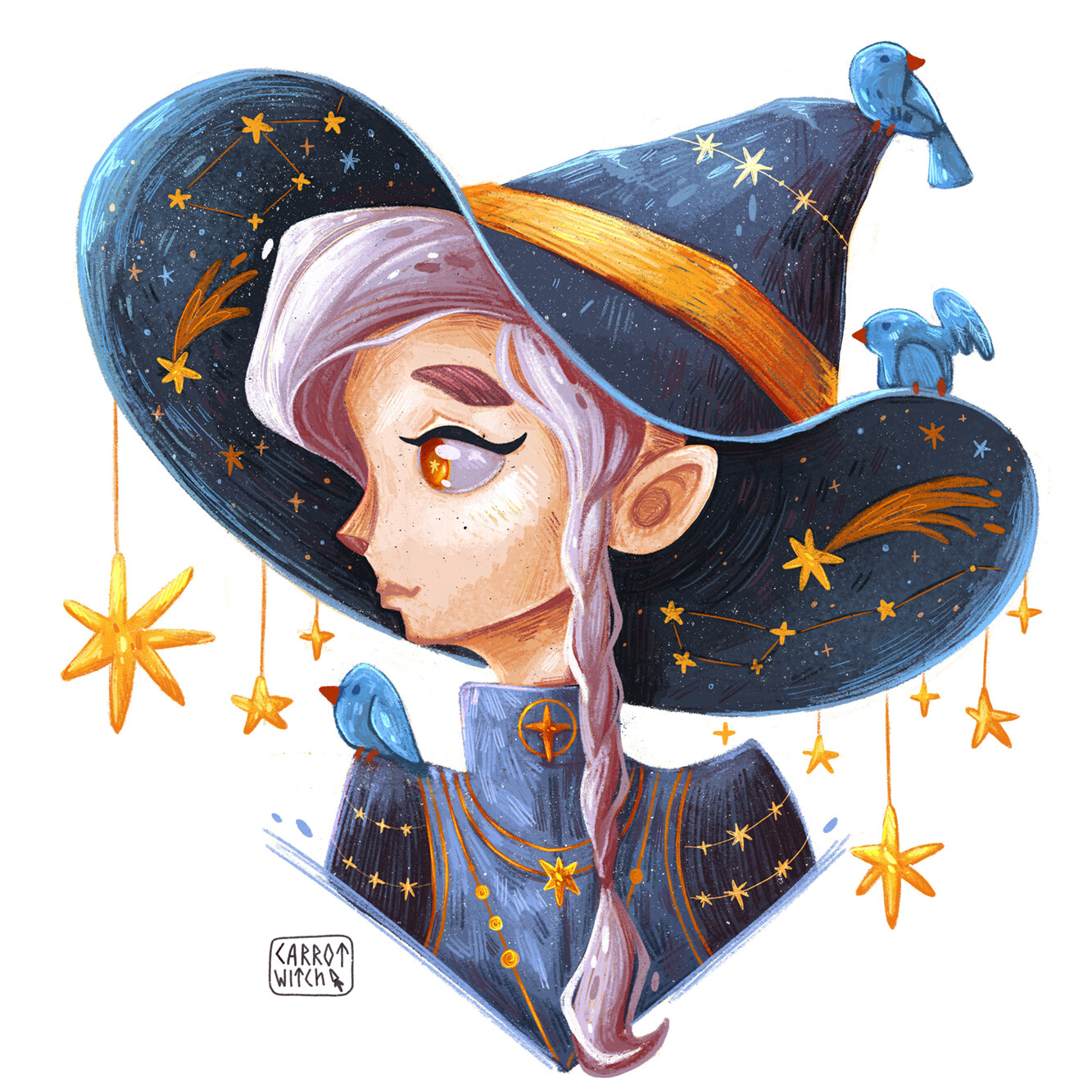 ArtStation - Starry witch