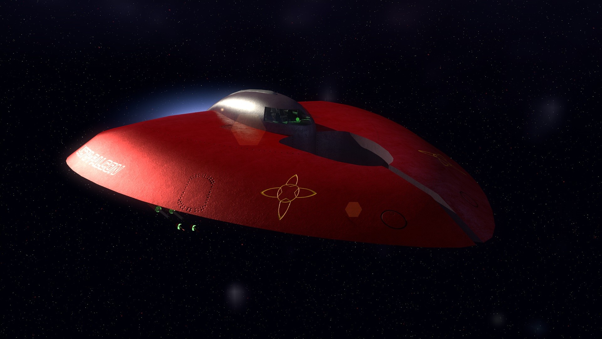 ArtStation - Falcon-class cargo & troop transport ship