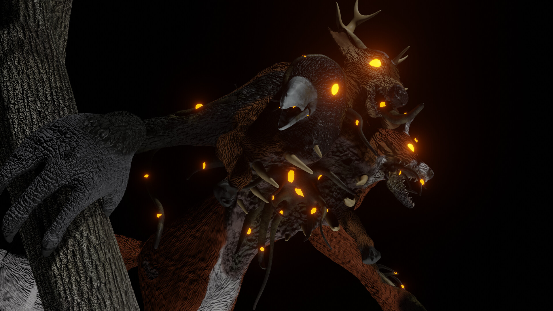 ArtStation - Mutant Forest Abomination Test renders