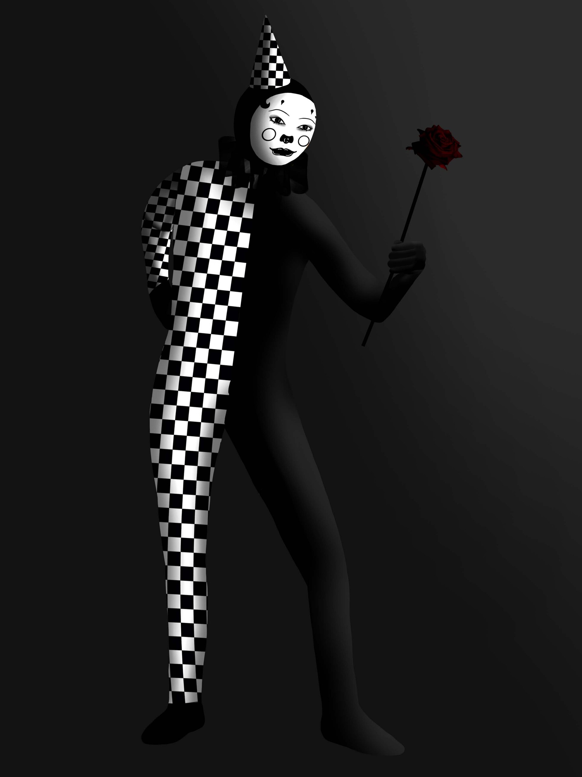Rachel Mancour - Mime Character